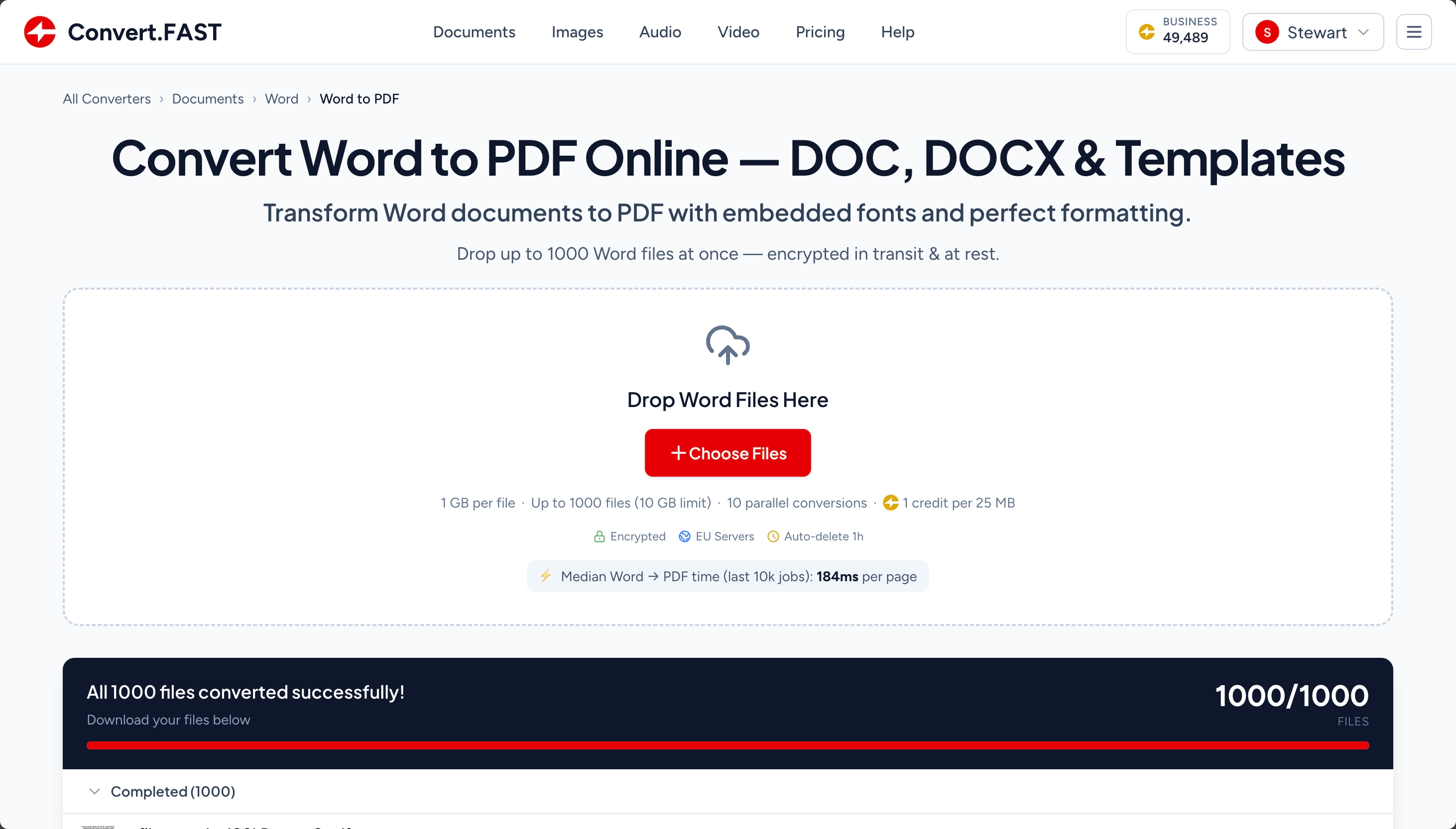 Convert.FAST | Open-Launch