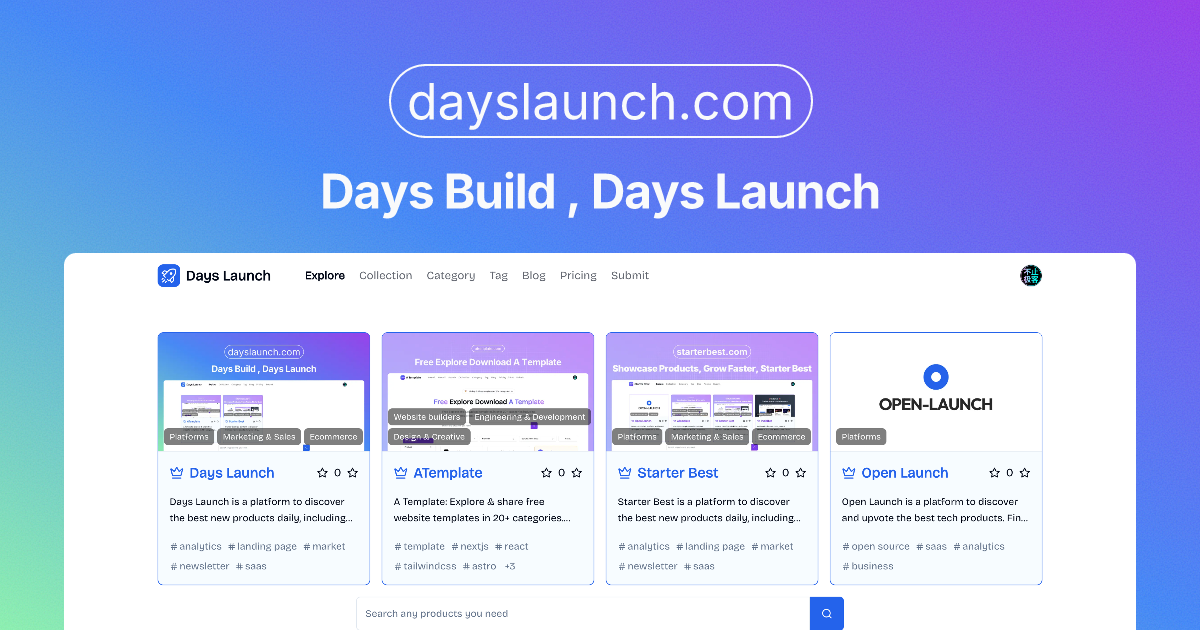 Days Launch | Open-Launch