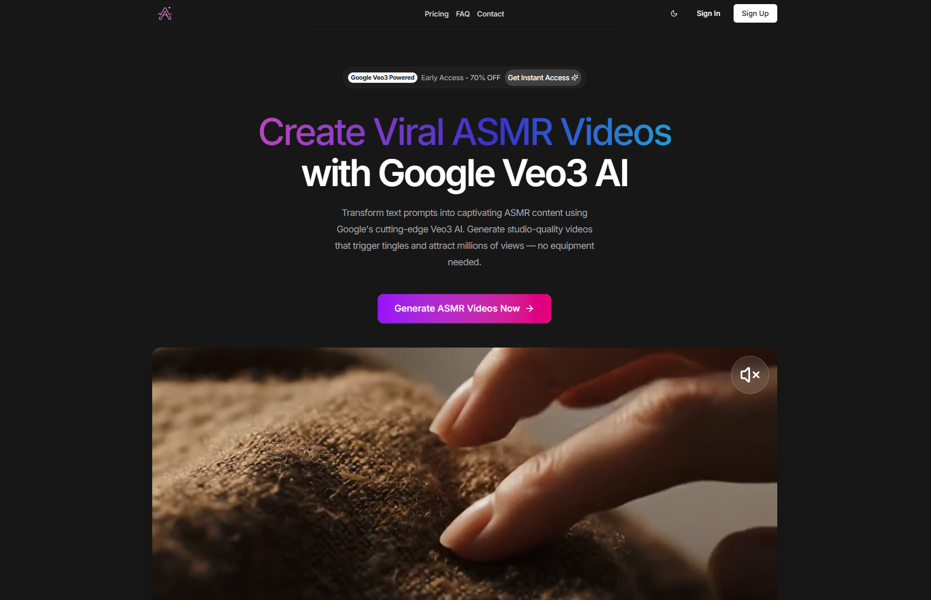 AI ASMR VIDEO | Open-Launch