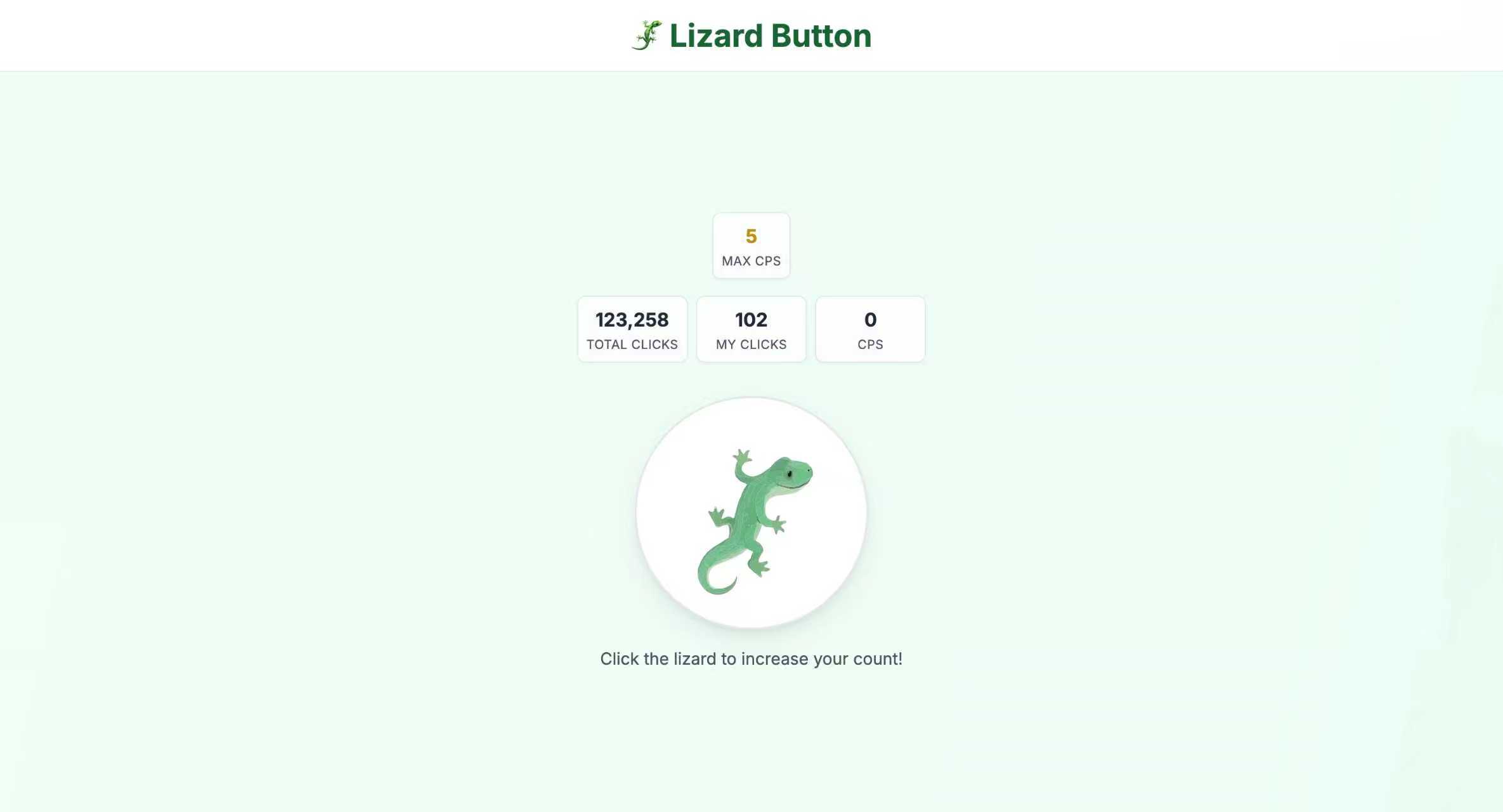 🦎 Lizard Button | Open-Launch