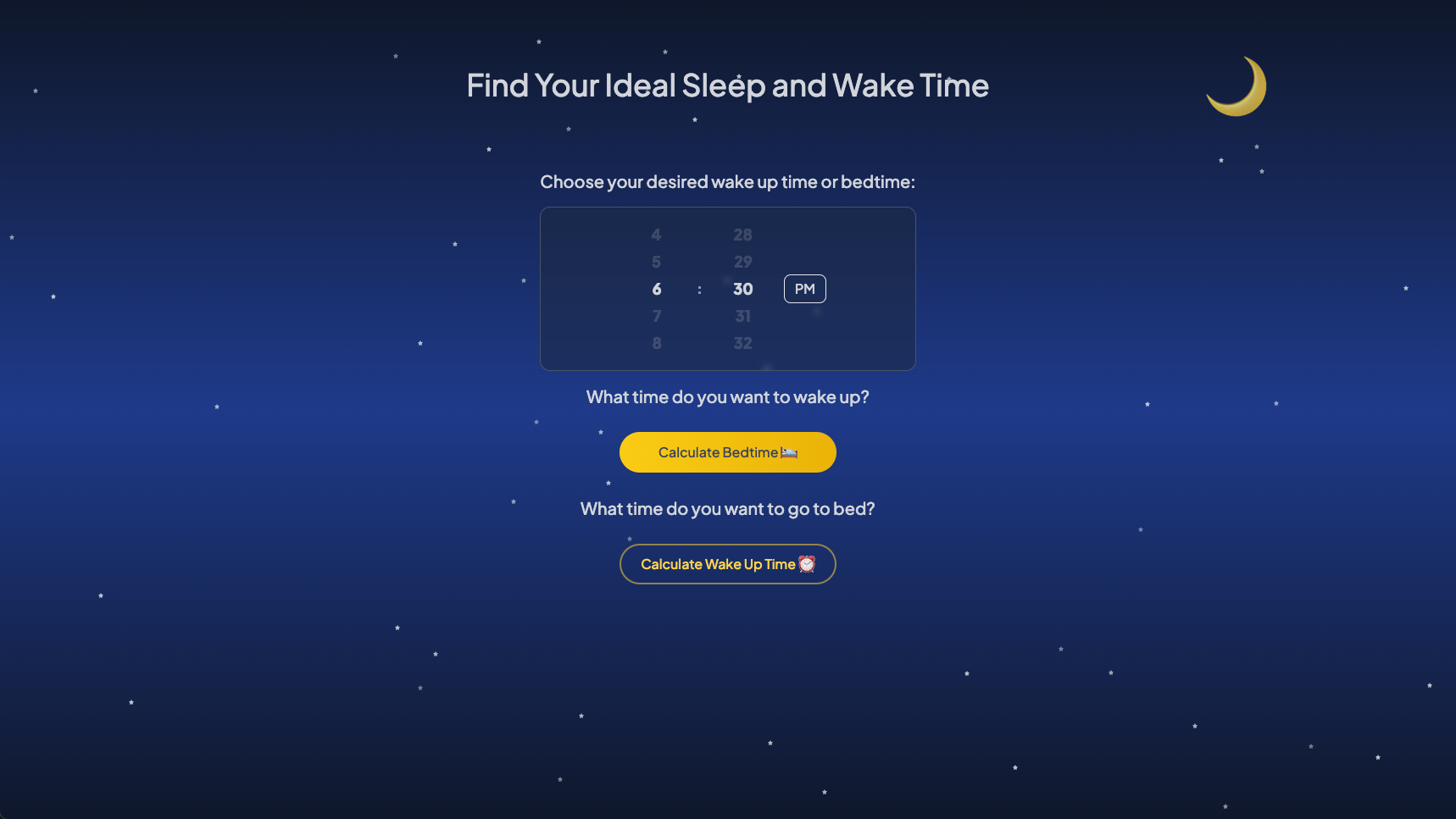 Sleep Calculator – Sleep Cycles, REM & Wake Up Time | Open-Launch