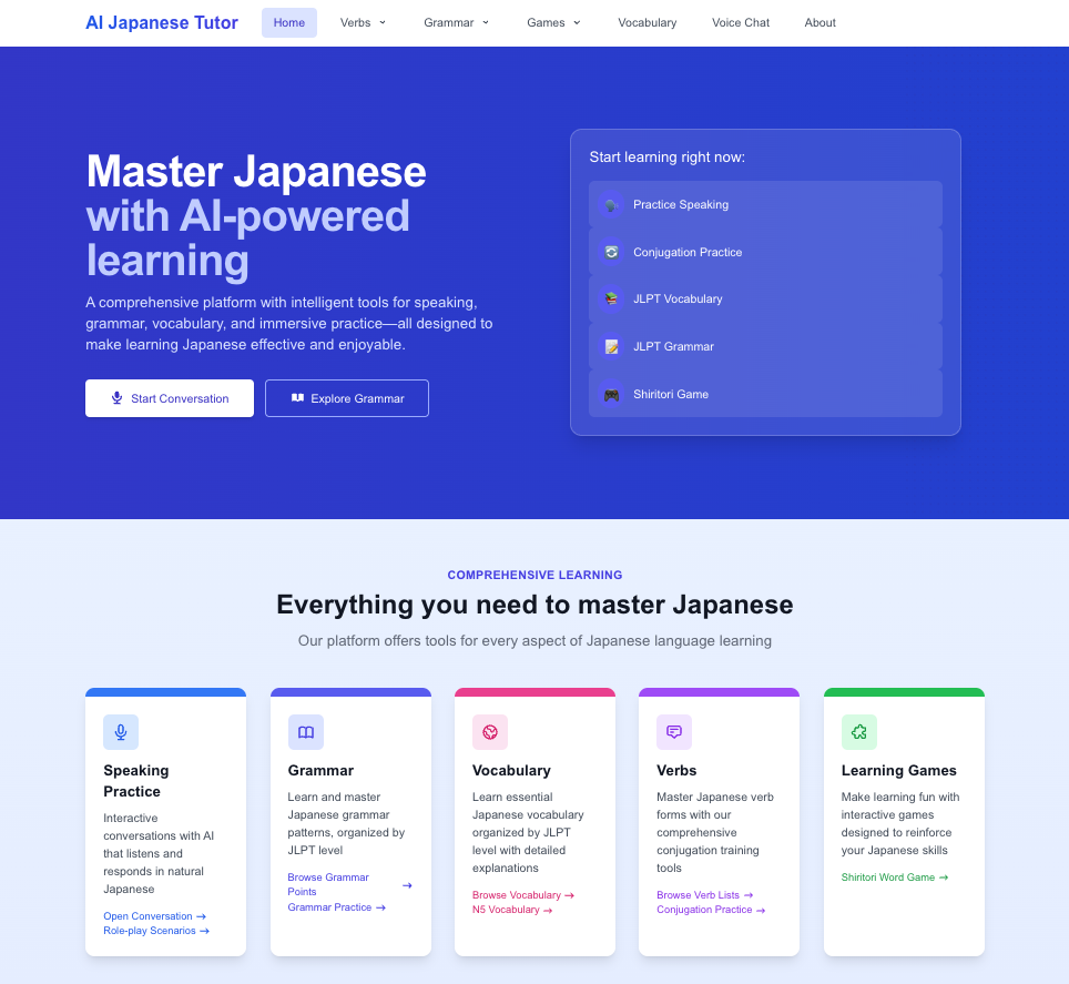 AI Japanese Tutor | Open-Launch