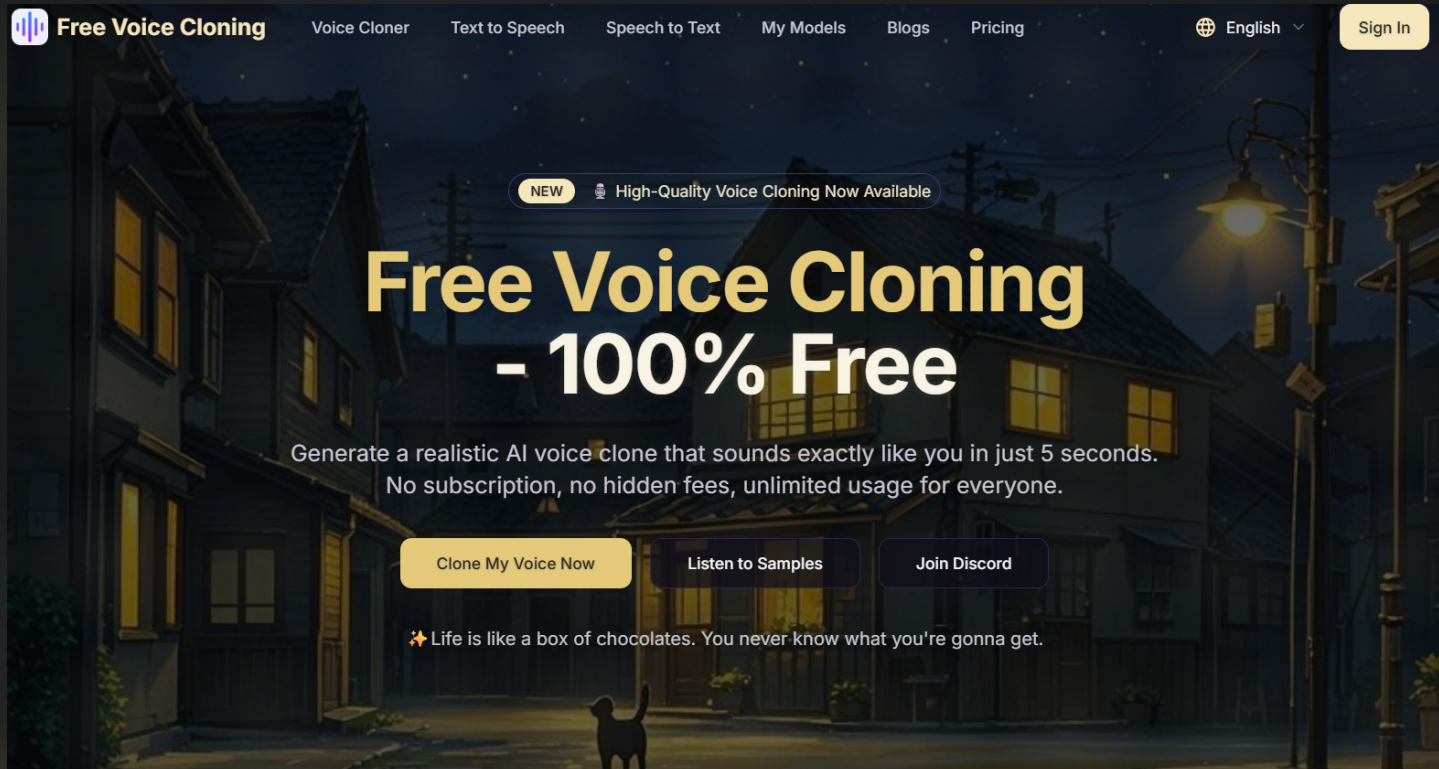 Free Voice Cloning | Open-Launch