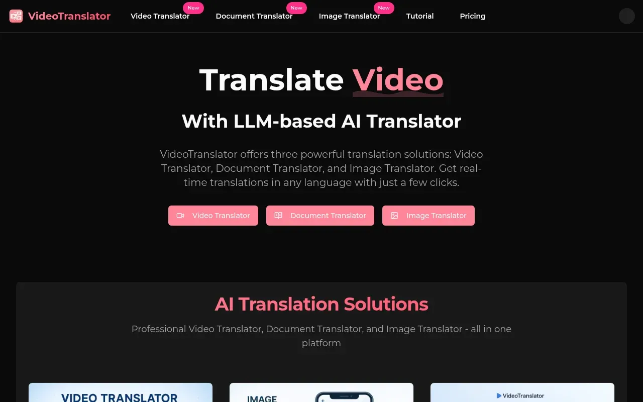 VideoTranslator | Open-Launch