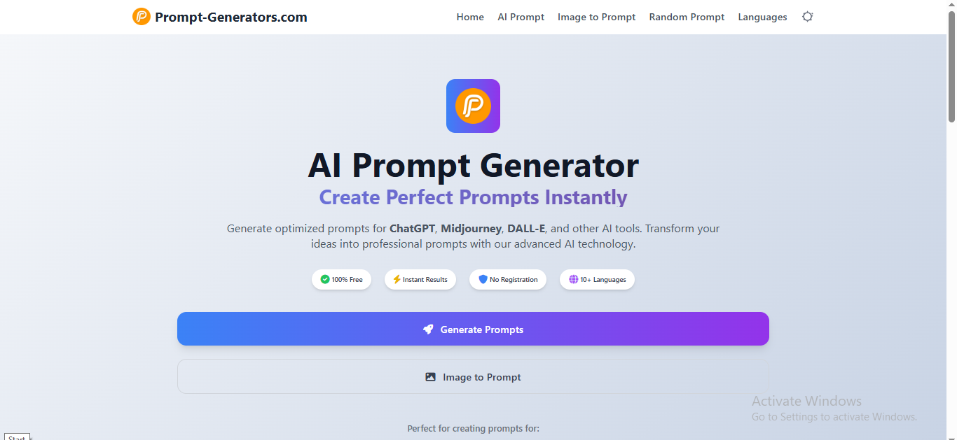 Prompt Generators | Open-Launch