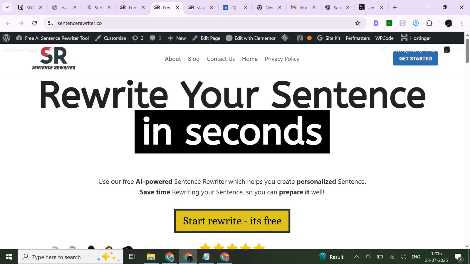 sentence rewriter | Open-Launch