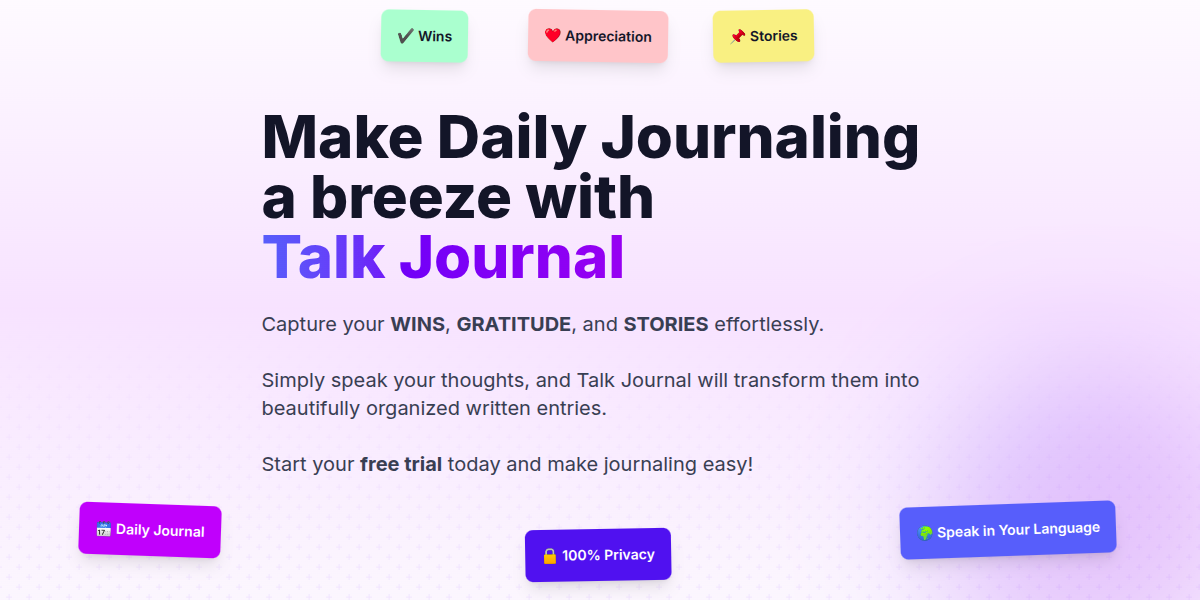 Talk Journal | Open-Launch